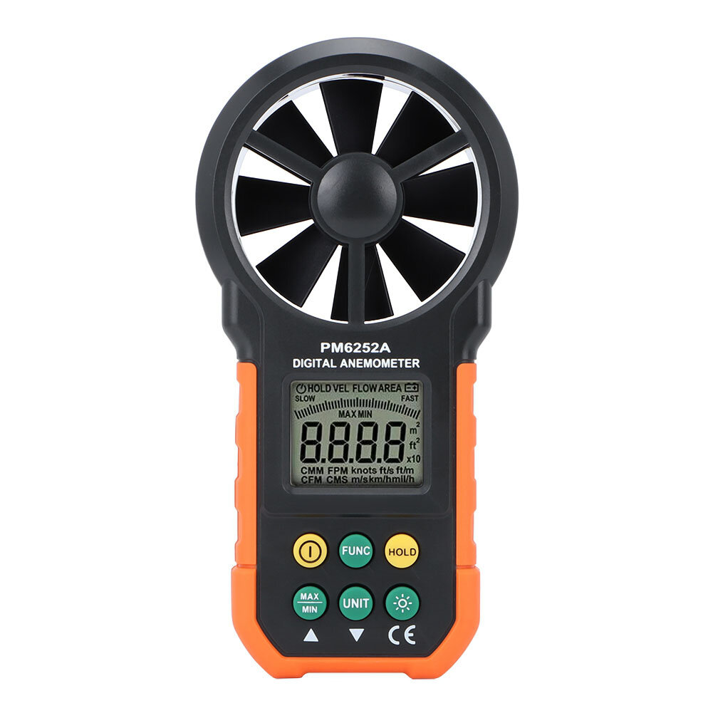 Ручной цифровой анемометр для измерения скорости ветра