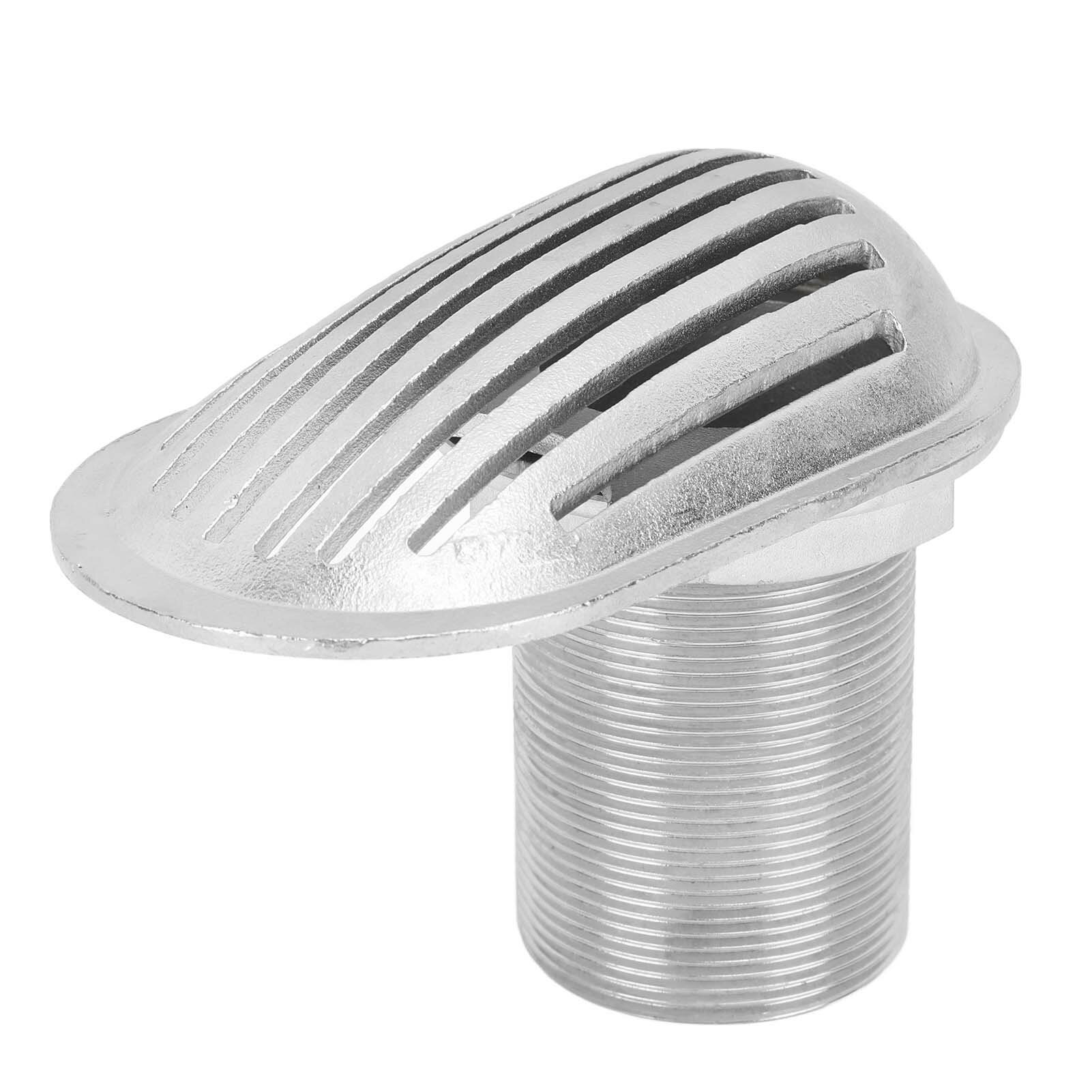 Фильтр-черпак для забора воды из нержавеющей стали 316 с резьбой 2,5 дюйма для лодок, яхт, каяков и лодок