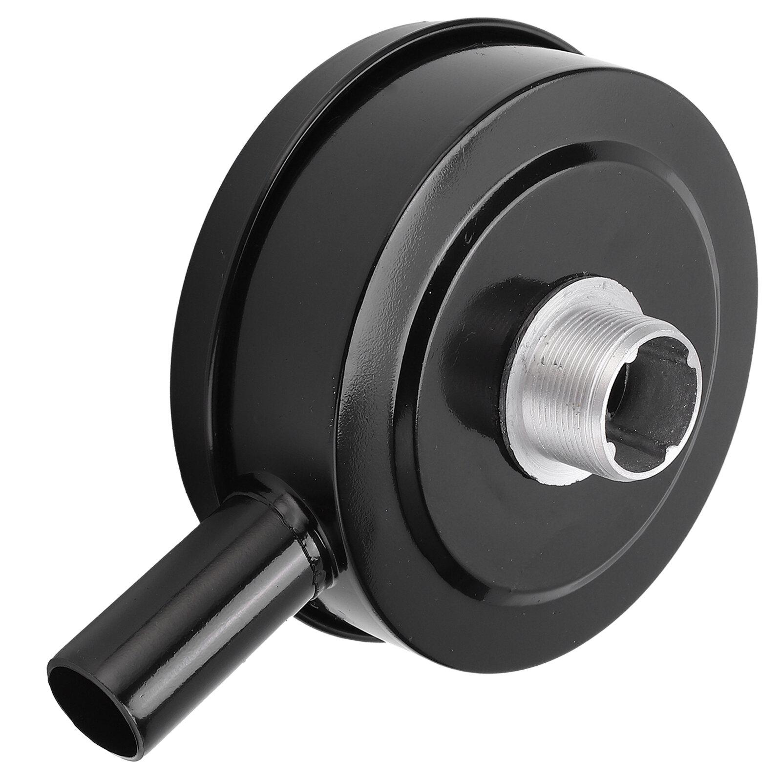 Воздушный компрессор шумоподавляющий муффлер железный оболочка круглый 33x1,5 мм.