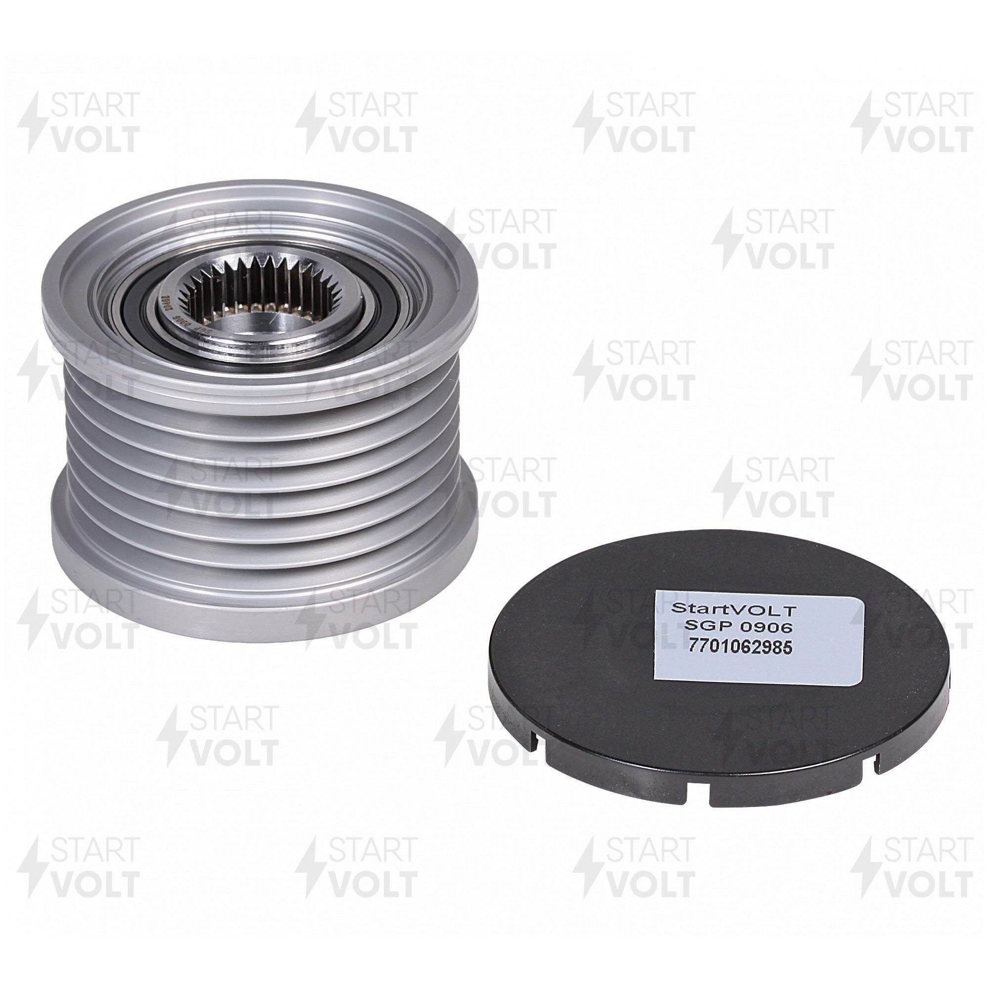 Startvolt шкив с обгонной муфтой генератора для лада x-ray (15-), renault duster (12-) 1.6i sgp0906