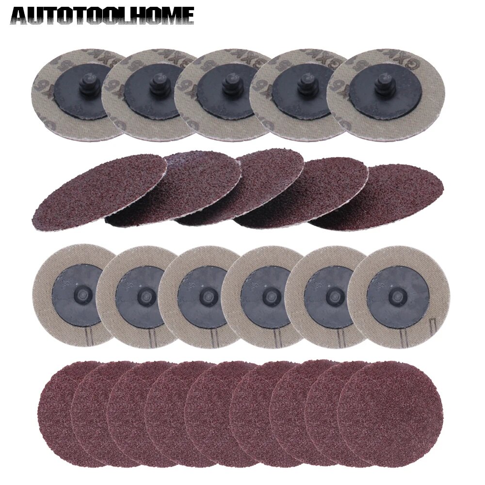 Шлифовальные диски Roloc 2inch, 25шт, зернистость 120Grit