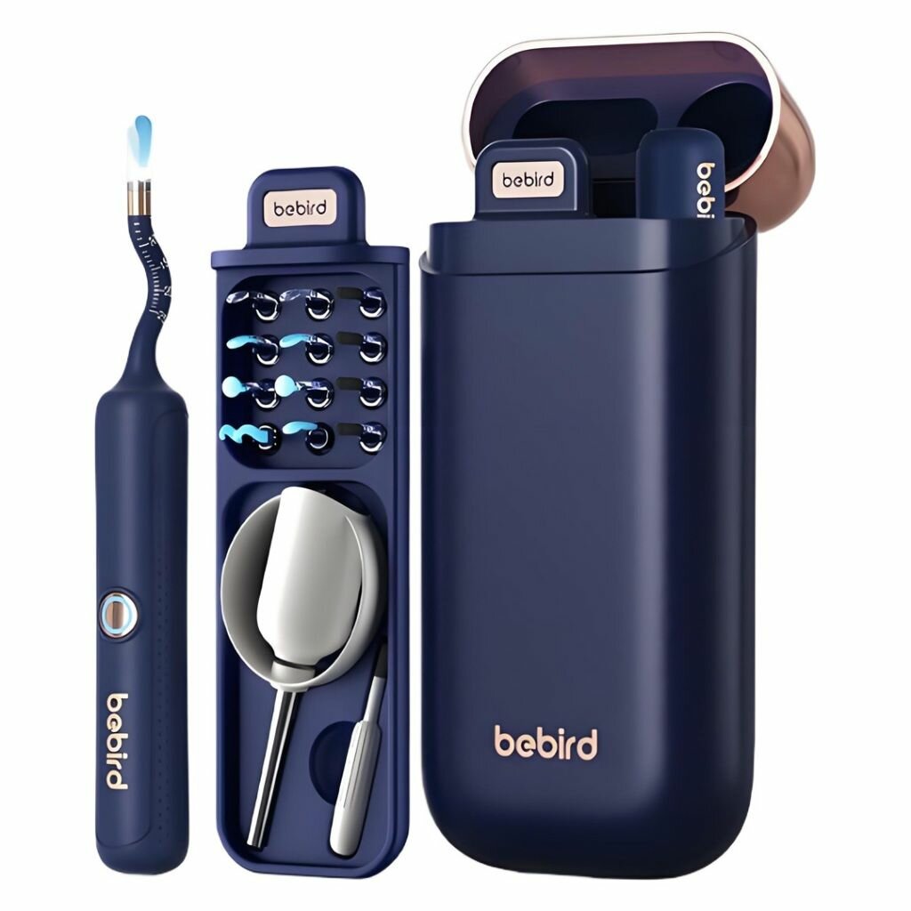 Камера для ушей Bebird EarSight Plus Blue, синхронизация со смартфоном