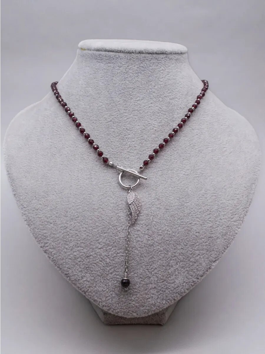 Колье, гранат