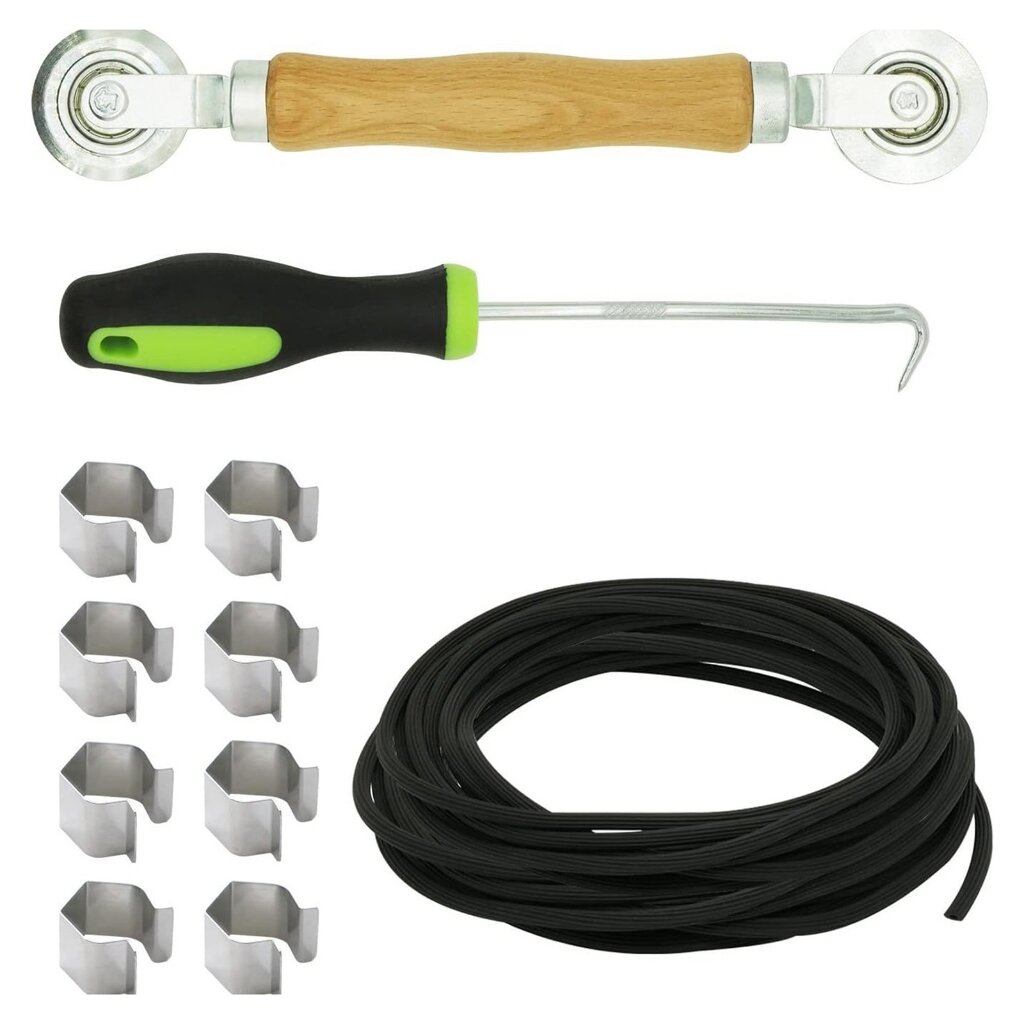 Комплект для ремонта москитной сетки на окнах, 11 шт.