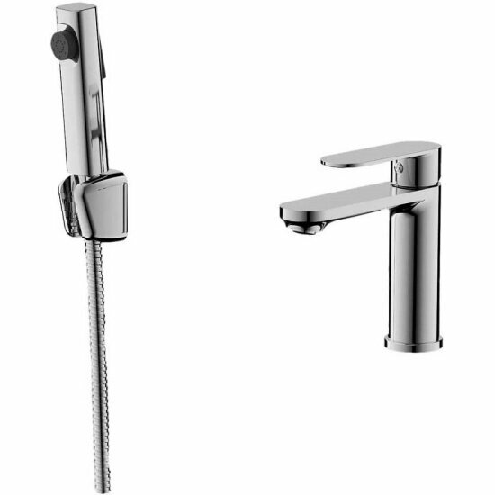 Смеситель для раковины Maretti с гигиеническим душем Florenza FLG32RF70, хром