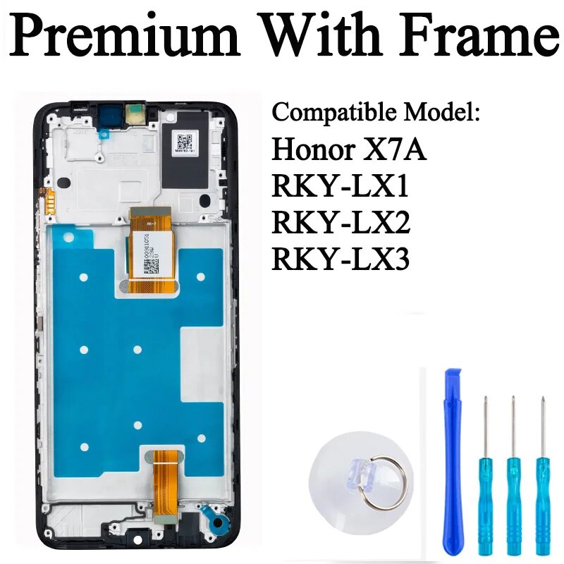 RKY-LX1 RKY-LX2 RKY-LX3 Премиум ЖК-дисплей для Huawei Honor X7A Дисплей Сенсорный экран Дигитайзер Панель в сборе ЖК-экран с рамкой