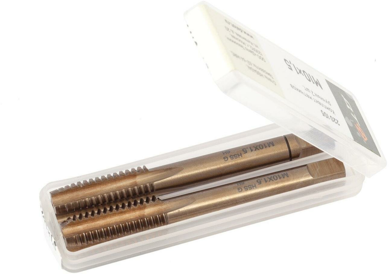 Набор метчиков "Дело Техники" 220105, ручная работа, M10x1.5, 2 шт