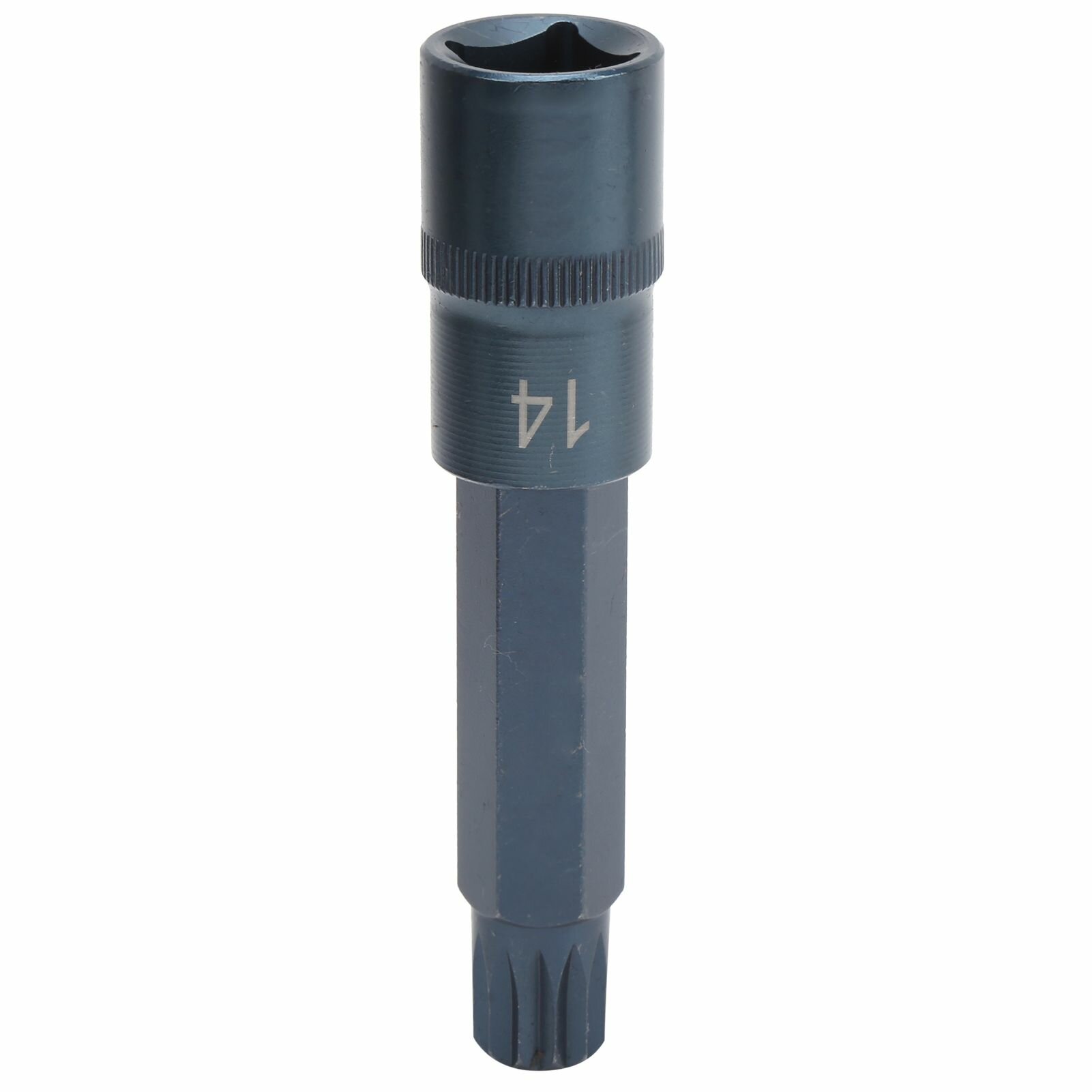 Гнездо 1/2X100XM14, легированная сталь, храповой ключ, воронение