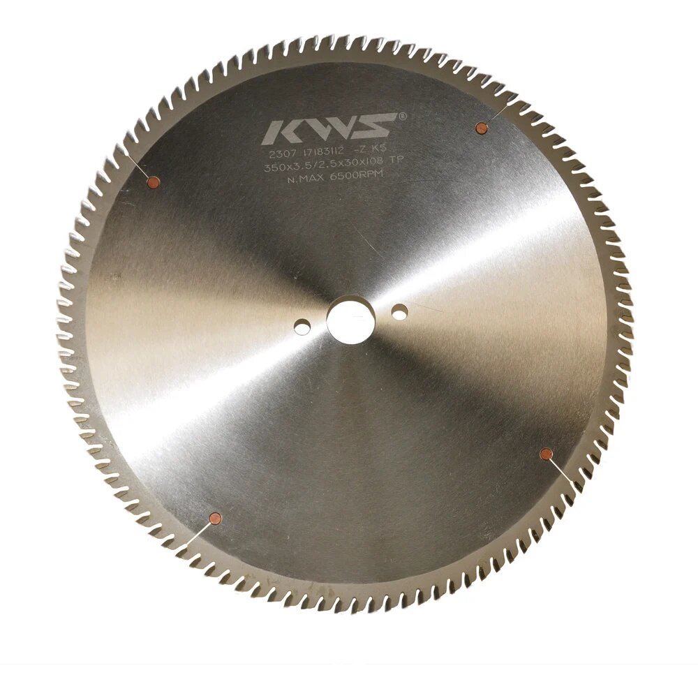 Пильный диск KWS 350х30х3.5х108T TP K5 01050-3503035108TP универсальный пильный диск для чистого реза