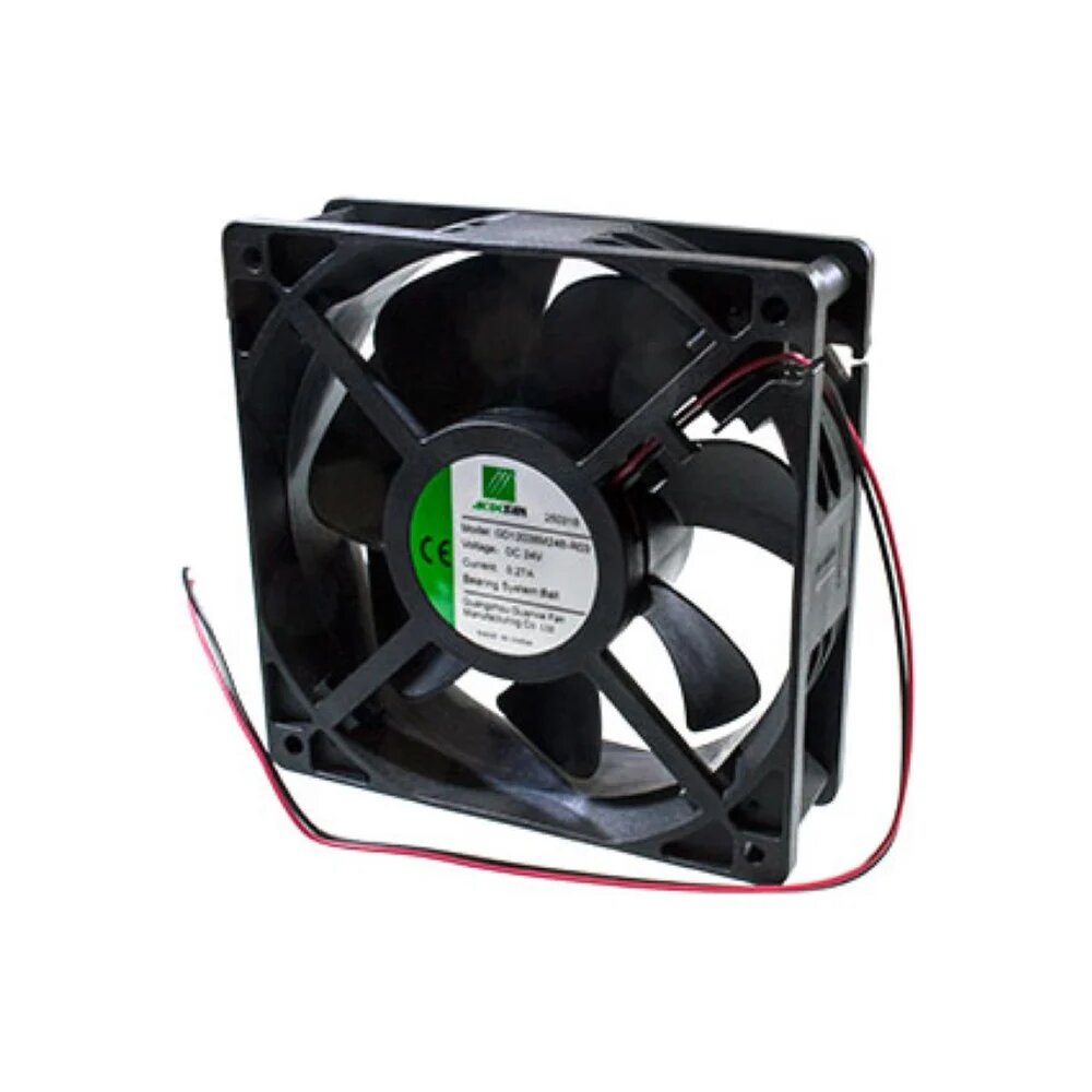 ACDCFAN GD12038M24B-R03 Вентилятор осевой, 120*120*38 мм, DC 24V, подшипник качения, 3500 об/мин 134.28СFM, 50.3 dB(A) 2 провода GD12038M24B-R03 2017105404