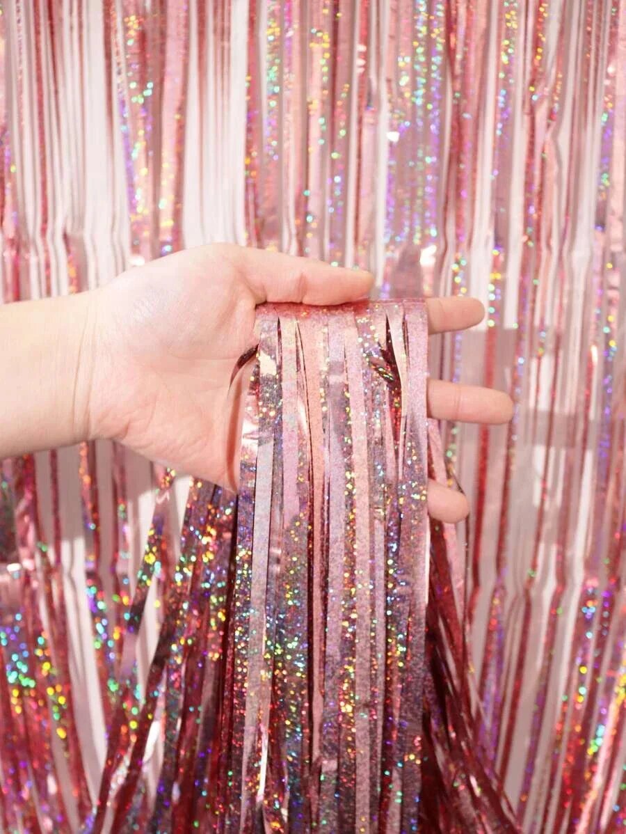 Фольгированные шторы для вечеринки 2 м