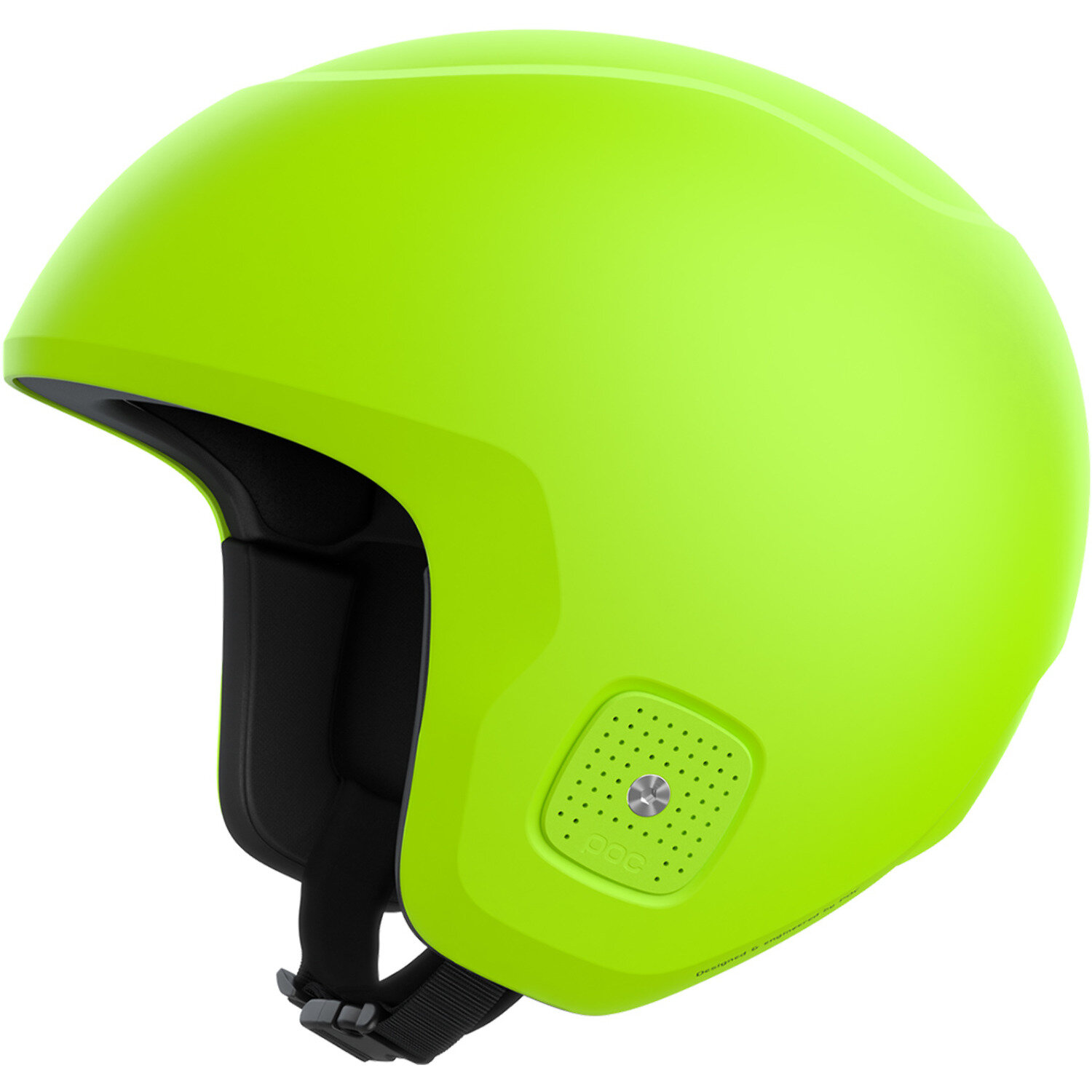 Горнолыжный шлем Poc Skull Dura Jr Fluorescent Yellow/Green Matt 24/25 зеленый, для детей , Желтый