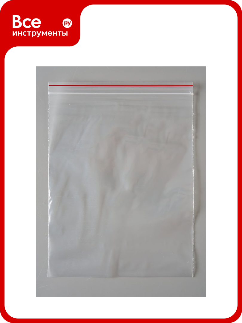 Пакет PACK INNOVATION с замком Zip-Lock 20x25 см 60 мкм сверхпрочный 1000, хранения и транспортировки