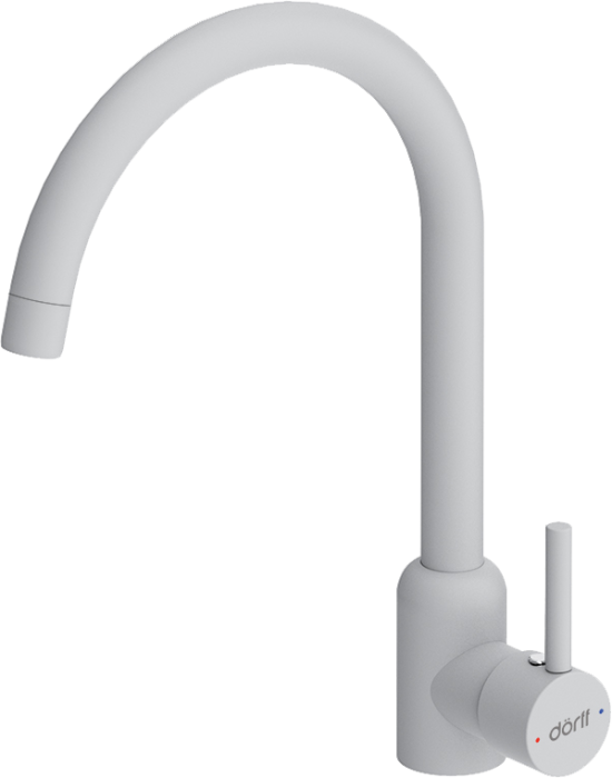 Смеситель для кухни Dorff Logic D3007033 белый
