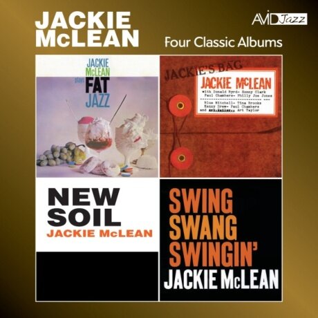 JACKIE MCLEAN Fat Jazz/ Jackie'S Bag/ New Soil/ Swing. Swang. Swingin (Компакт-диск)