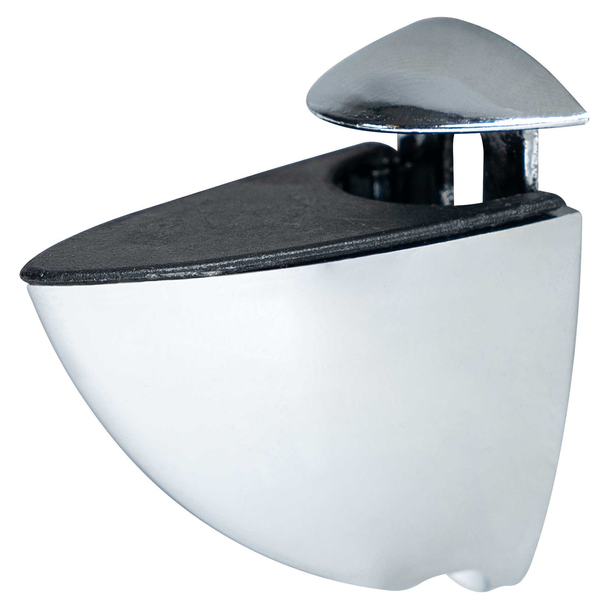 Полкодержатель Пеликан 40x22x40 мм ЦАМ цвет xром