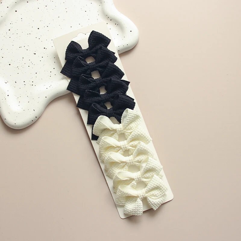 Заколки для волос Белые CUTE BOWS FJ001-14