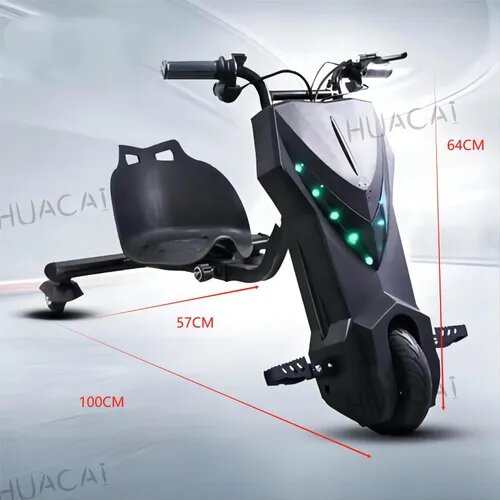 Дрифт карт (дрифт карт)Вращение на 360 градусов, электрический трехколесный велосипед 36 В/250W