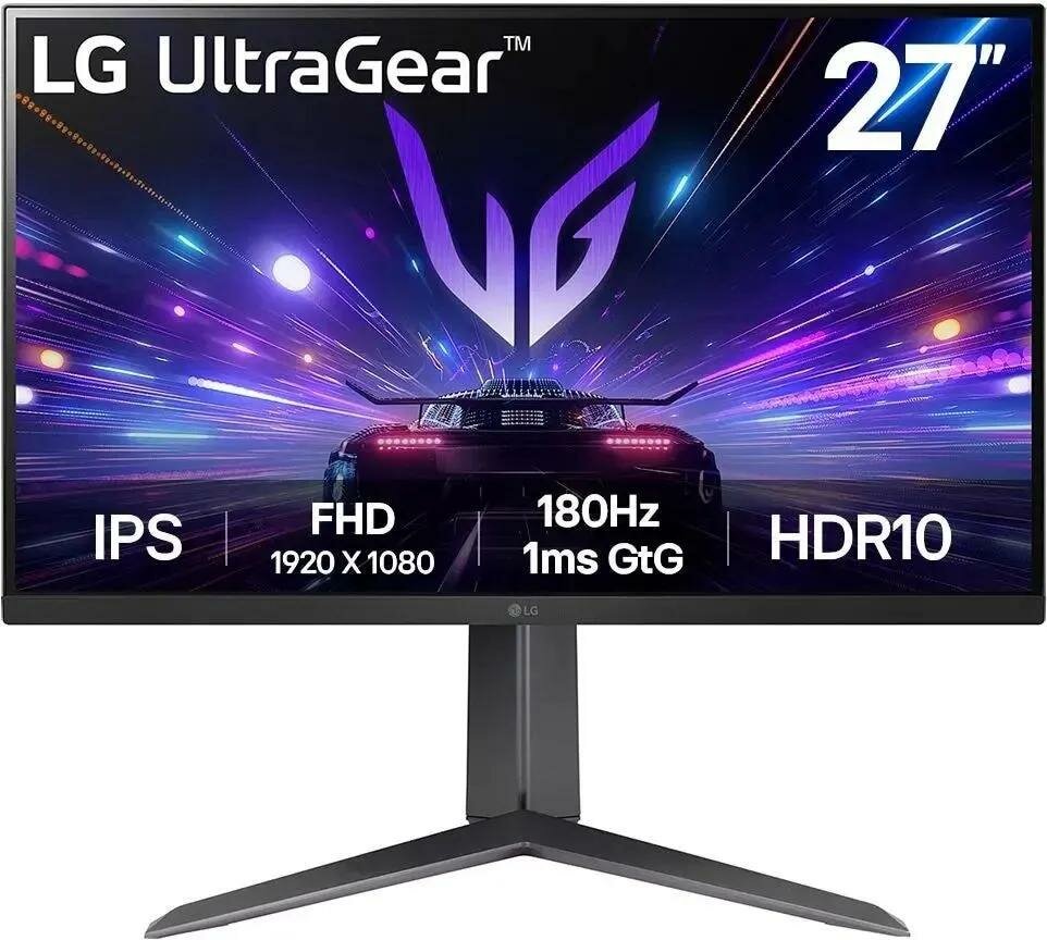 Монитор LG 24" UltraWide 27GS65F-B, черный