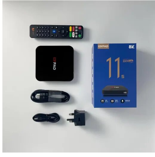 [Genuine]Evpad 11P 2025 Canada tv box Android TV Box 4GB64GB best set top box hot in Korea Japan USA Singapore UK Australia Thai