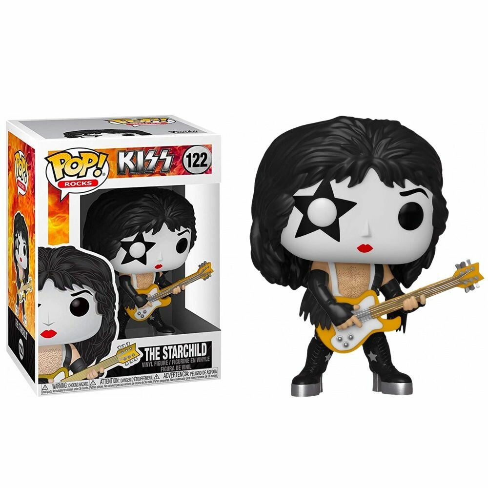 Фигурка Funko Pop! Kiss: Paul Stanley The Starchild (Фанко Поп Пол Стэнли Звездное Дитя из группы Кисс)