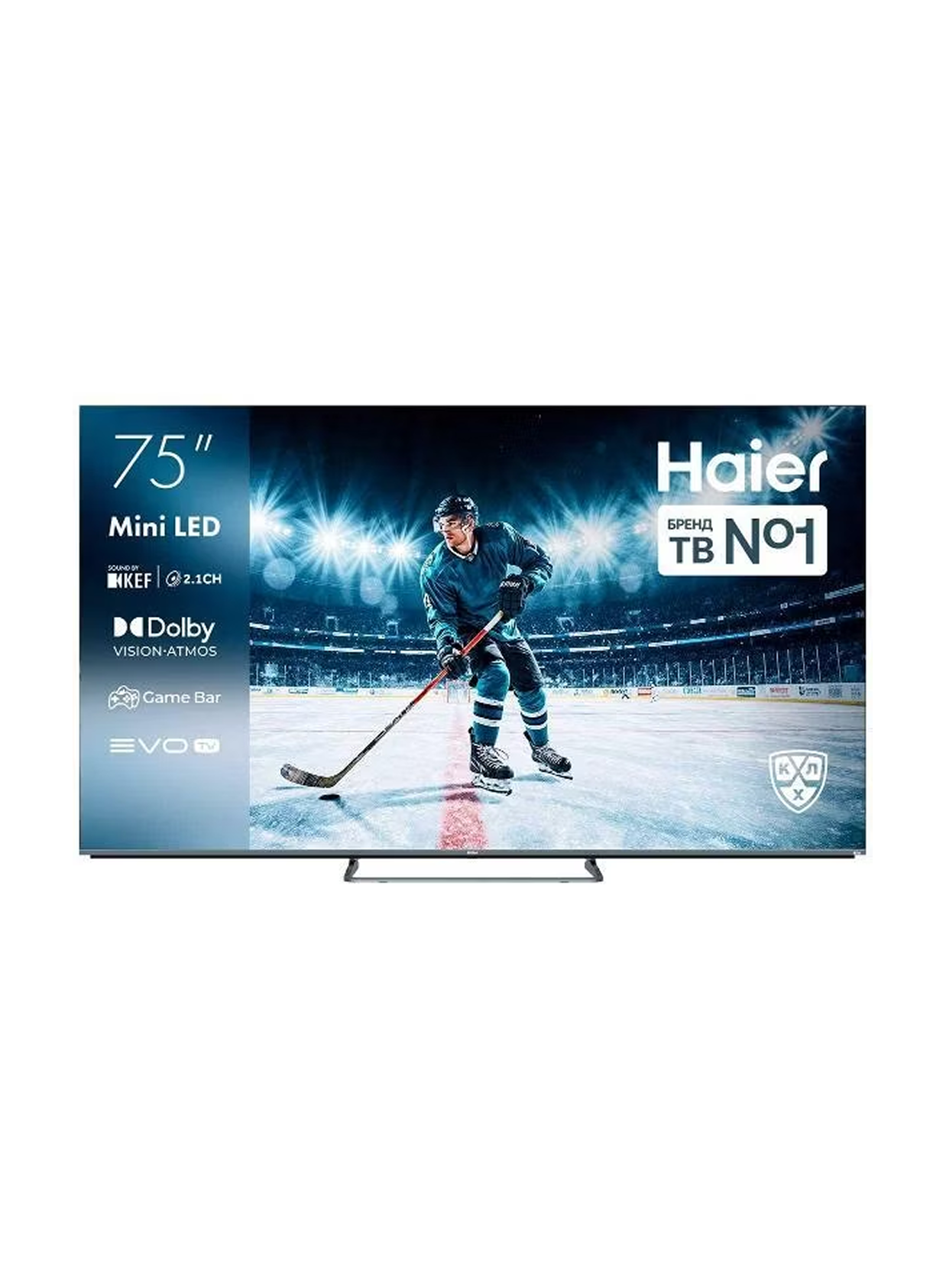 Телевизор Haier 75 M4 MiniLED, диагональ 75", разрешение 4K, поддержка HDR10