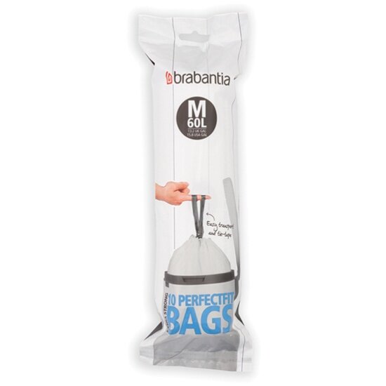 Пакет Brabantia пластиковый , M 60л 10шт (00024065)