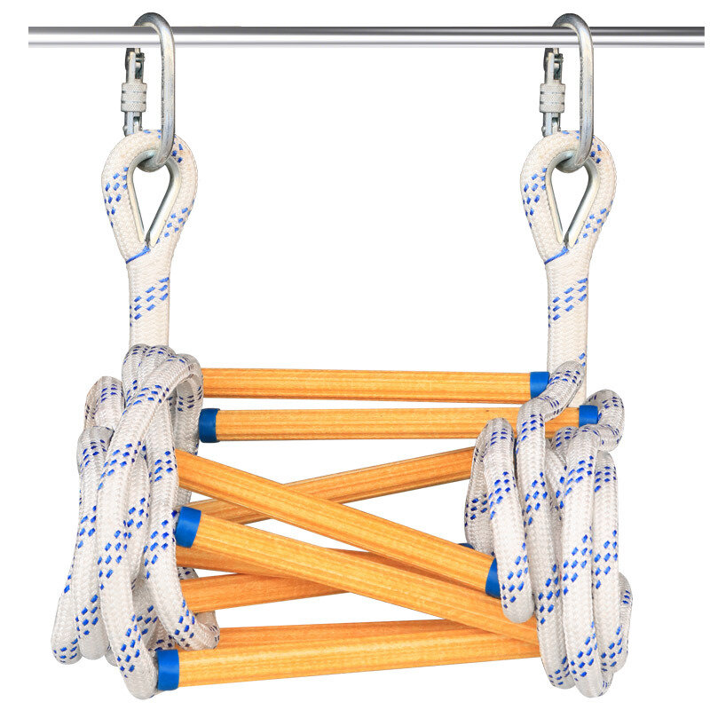 Мягкая лестница для эвакуации, пожарная лестница, веревочная лестница, стандартная для тренировок, нескользящая, из смолы, для спасения, мягкая лестница для эвакуации, спасательная лестница