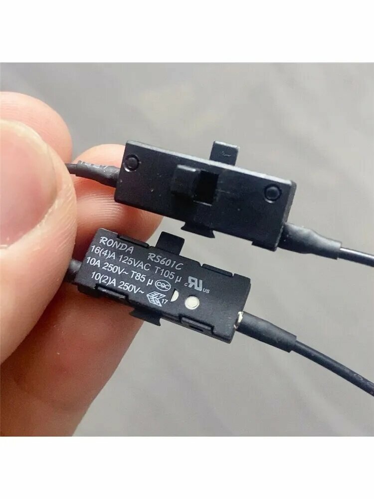 2шт Выключатель питания фена со шнуром