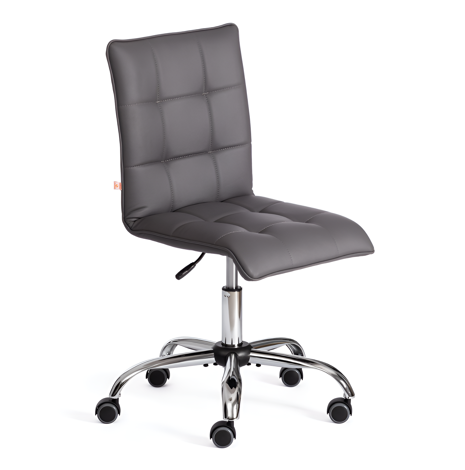 Кресло Tetchair ZERO 36, metallic, флок/велюр/экокожа, 90 кг