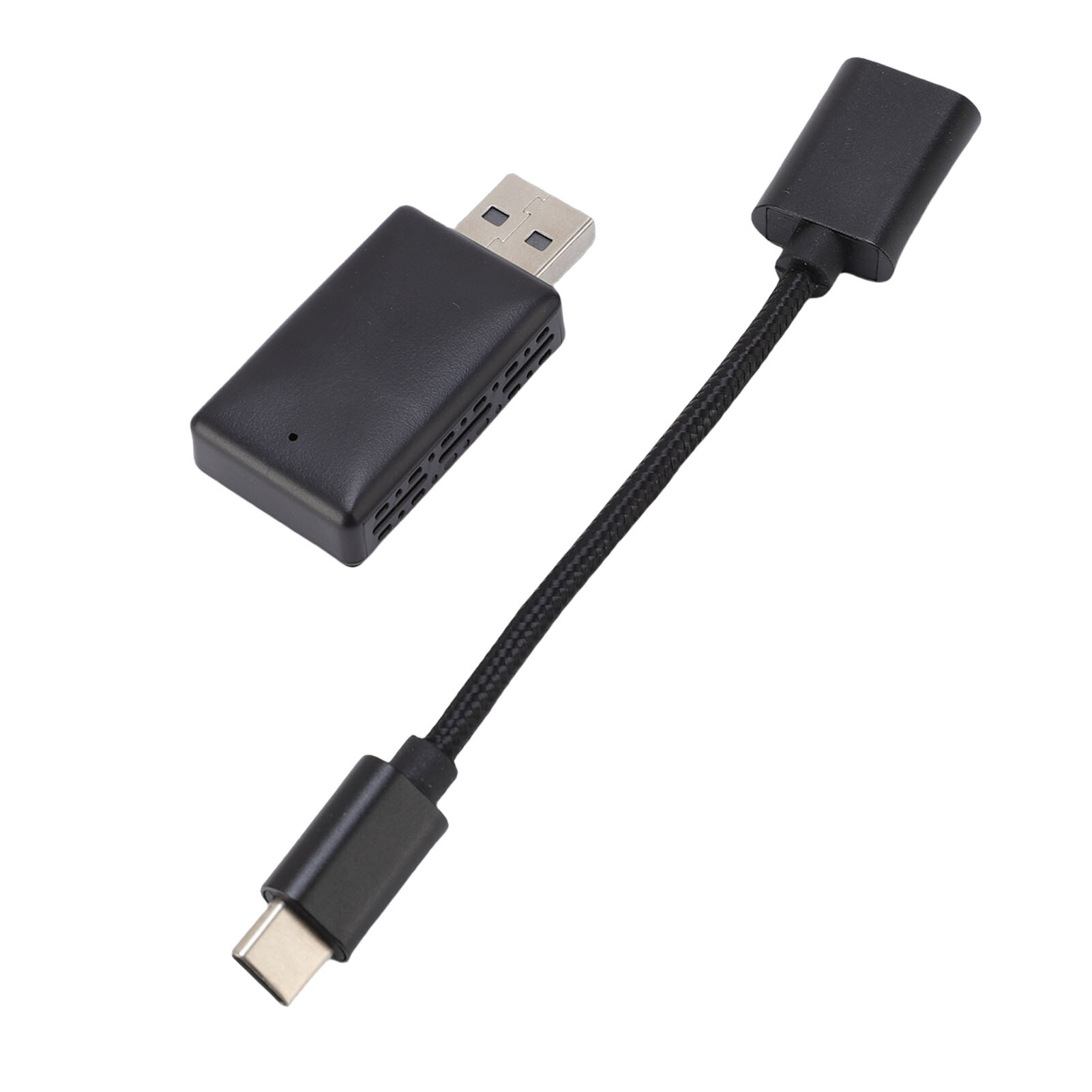 Беспроводной адаптер для CarPlay и Android Auto 2 в 1, Wi-Fi 6, Bluetooth, проводное подключение к автомобилю через кабель USB Type-C.