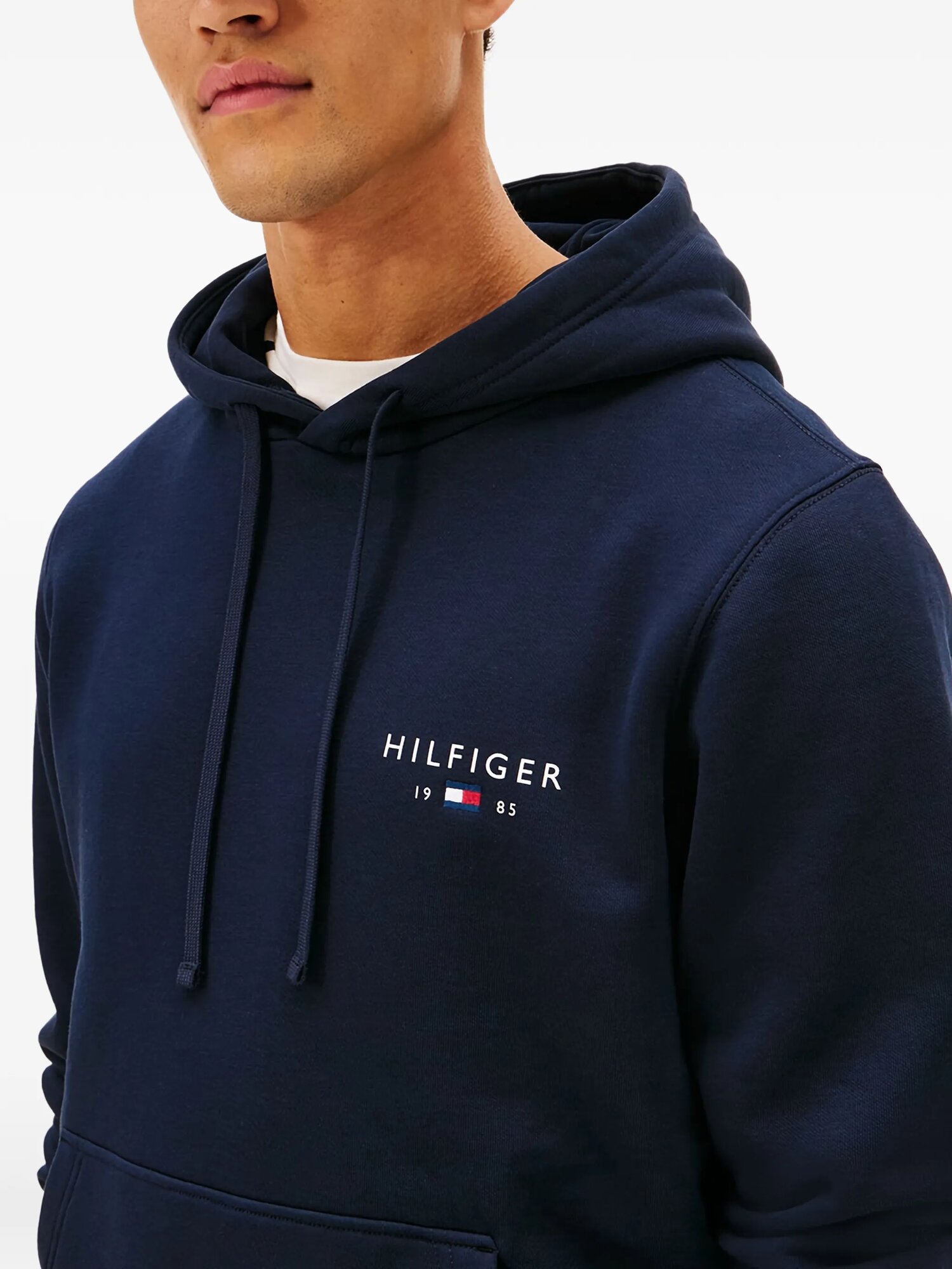 Худи TOMMY HILFIGER, размер L, , темно-синий — фото 1