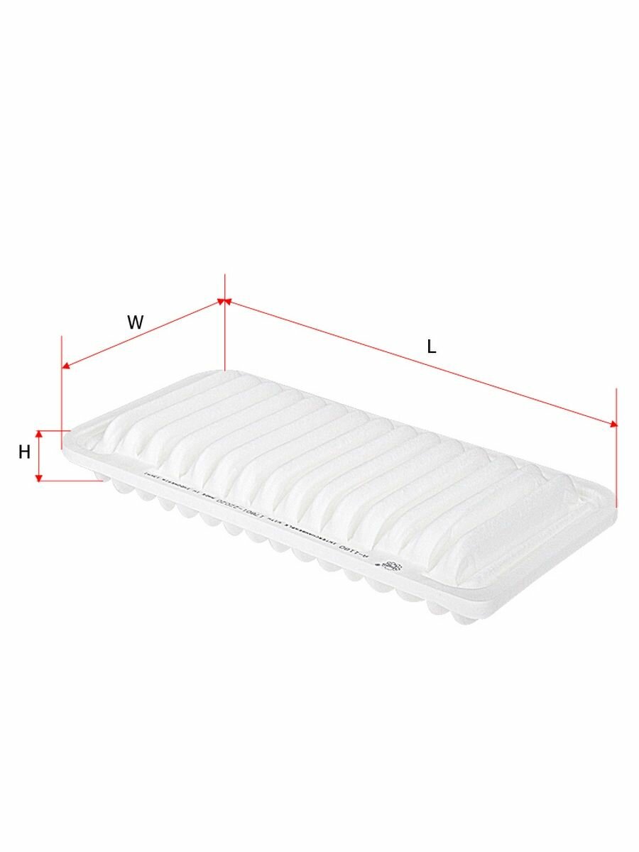 Фильтр воздушный Sakura A1180 для Subaru BRZ, Toyota Avensis / Субару БРЗ, Тойота Авентис