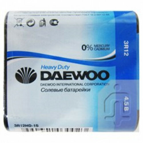 Батарейка DAEWOO 3R12S HTAVY DULY 2021 1S 5029187
