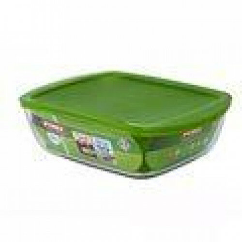 Блюдо-форма СВЧ прямоугольное С крышкой 28Х20Х8СМ COOK&STORE PYREX
