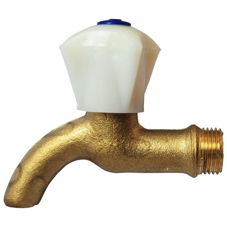 Кран водоразборный вентильный 1/2 латунь