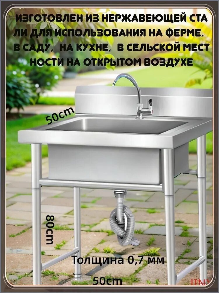 Переносной пластиковый умывальник объемом 20 л для дачи, сада, загородного дома и туризма — фото 1