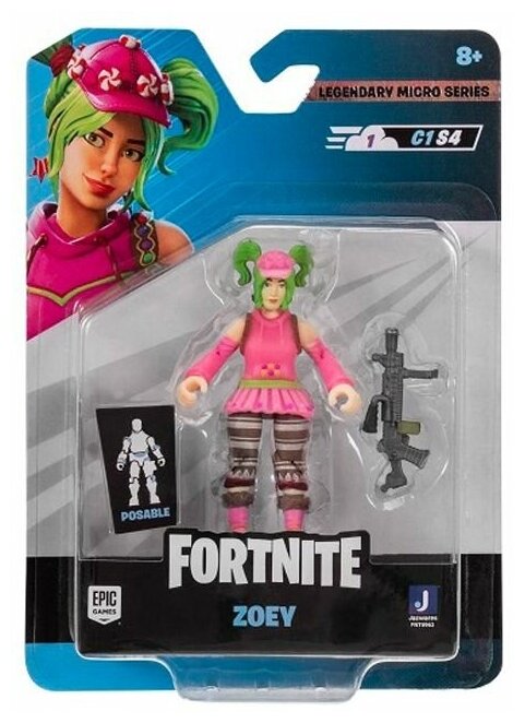 Fortnite - Микрофигурка героя Zoey с аксессуарами (LS)