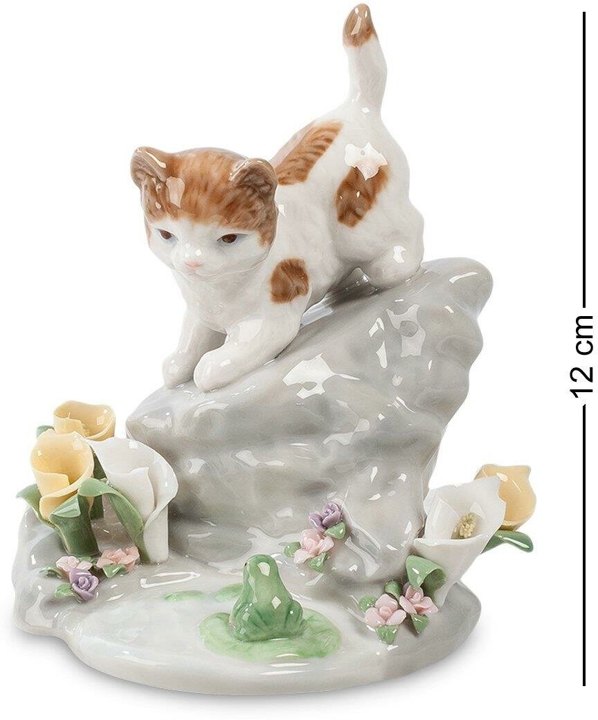 Фигурка Котенок в кувшинках