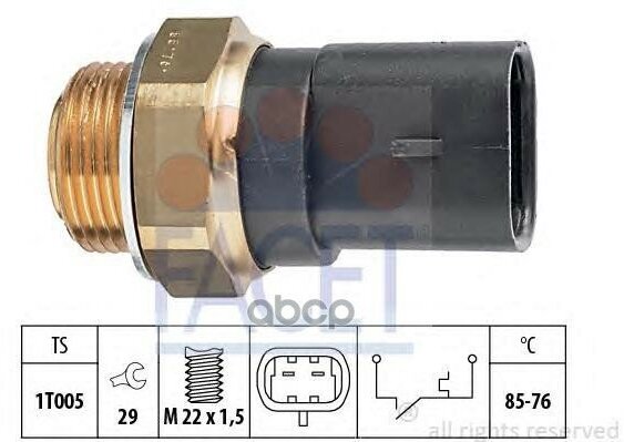 Датчик температуры Facet арт. 75287