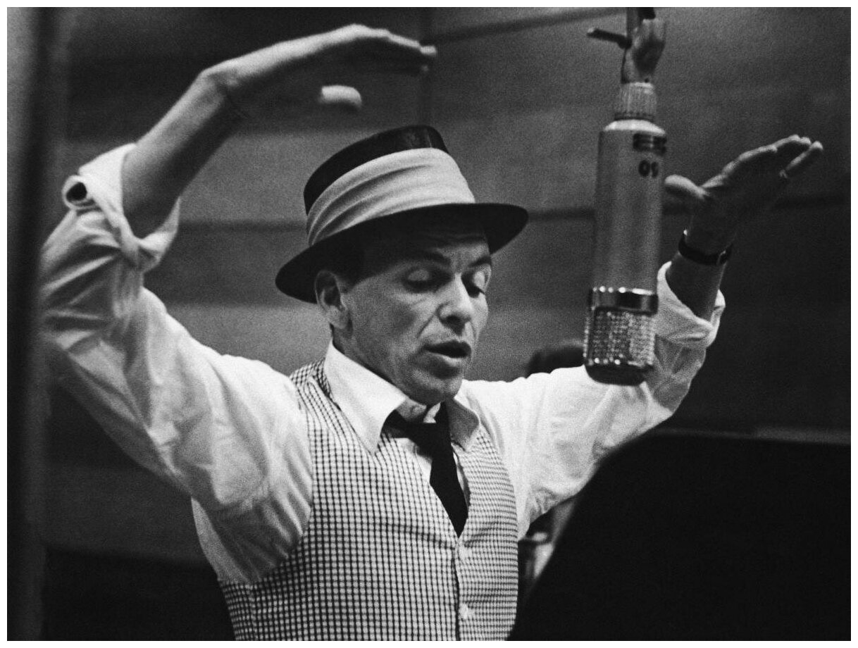 Постер / Плакат / Картина Фрэнк Синатра 50х70 см в подарочном тубусе