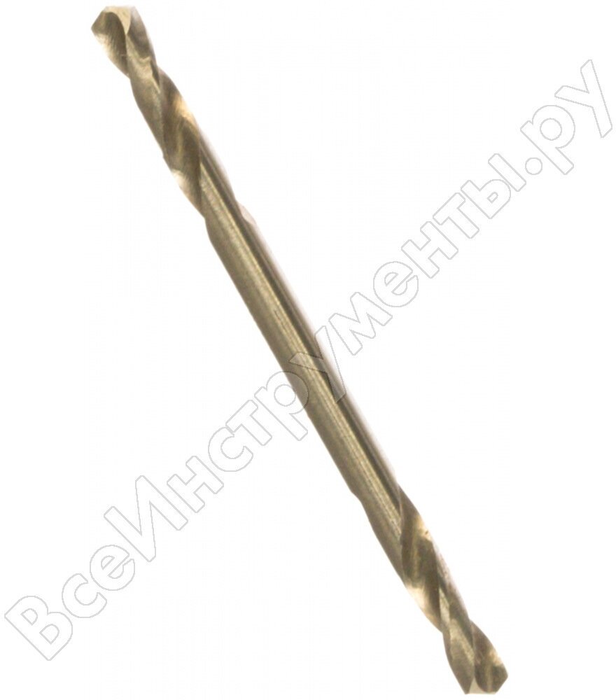 Сверло по металлу двухстороннее (10 шт; 3.2x10х49 мм) Росомаха 700032, высококачественной быстрорежущей стали
