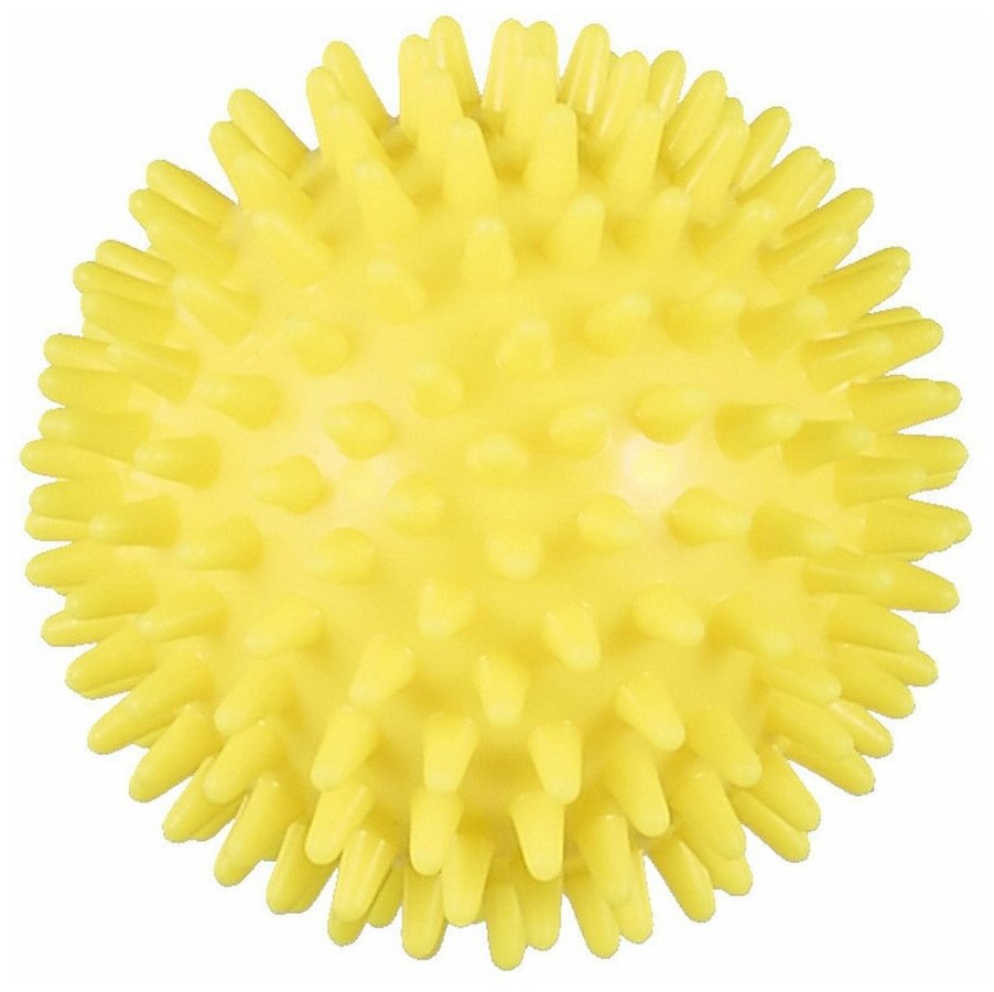 Мячик массажный с шипами "Ежик", мяч для МФР, игольчатый шарик, массажер для рук и ног, 7,5 см
