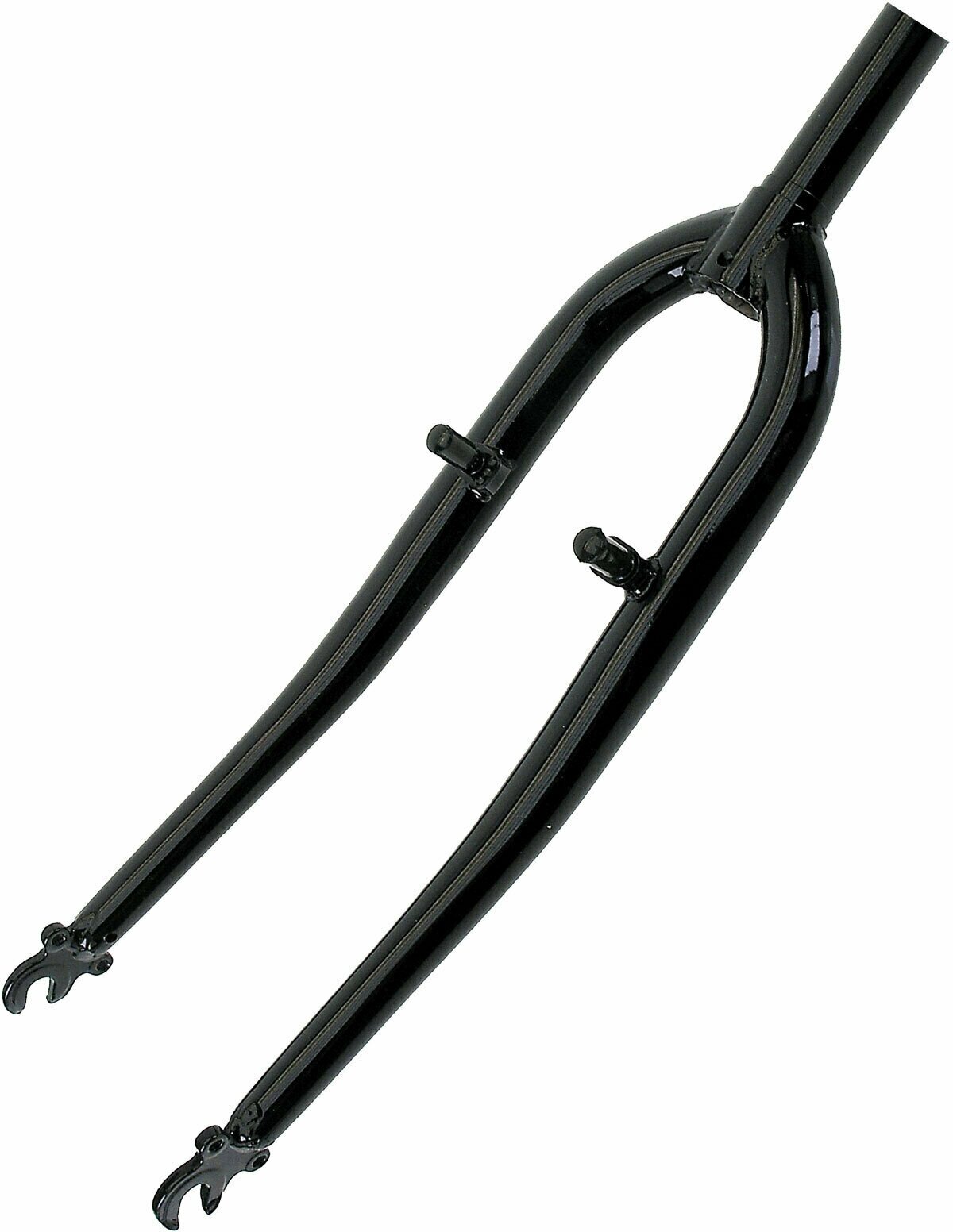 Вилка жесткая для велосипеда 24 дюйма. Шток 1 дюйм 240 мм, резьба 80.