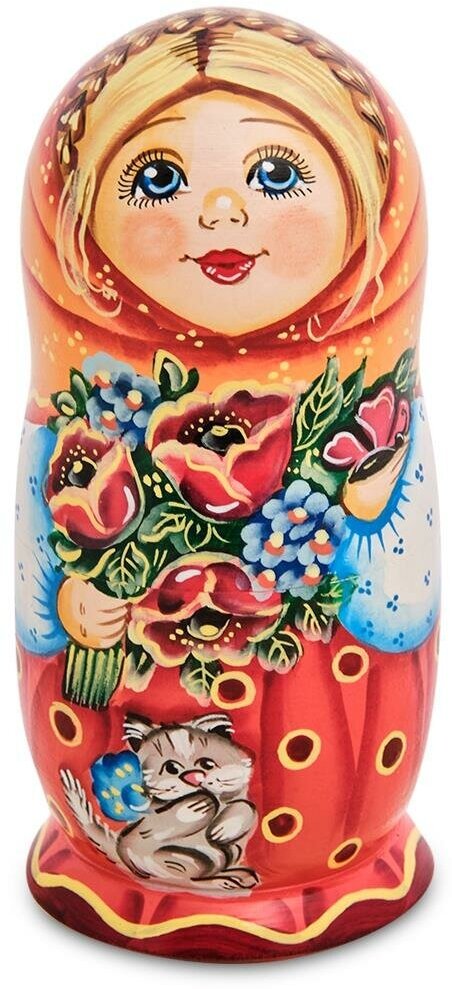 Матрешка 5м "Настенька" A2172910 Народные промыслы, Дерево липа, краски, лак