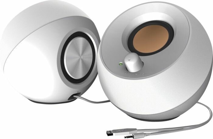 Колонки Creative MF1680 белый 2.0 4,4Вт пластик 1USB (51MF1680AA001)