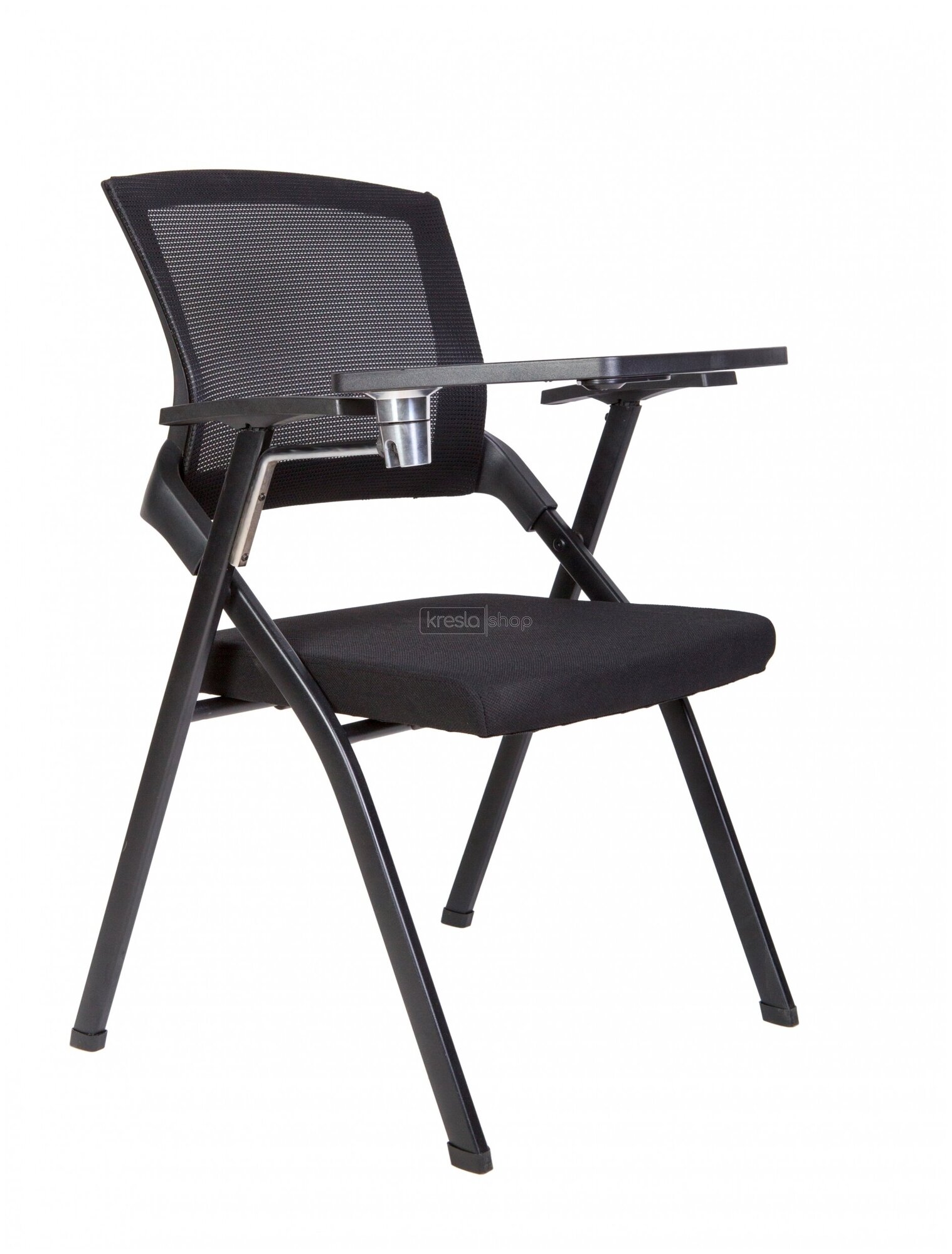 Конференц-кресло складное Norden Пинин смарт D065F черная сетка, черная ткань