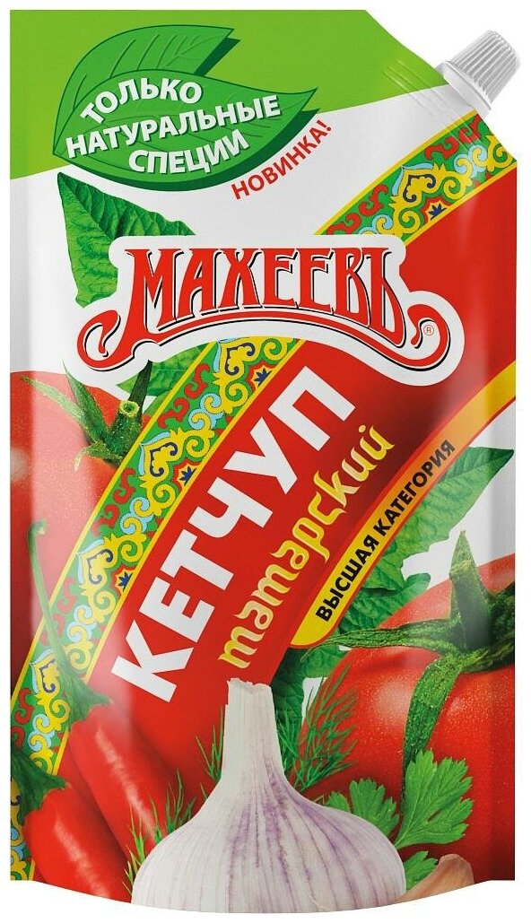 Кетчуп Махеевъ Татарский дой-пак 500г