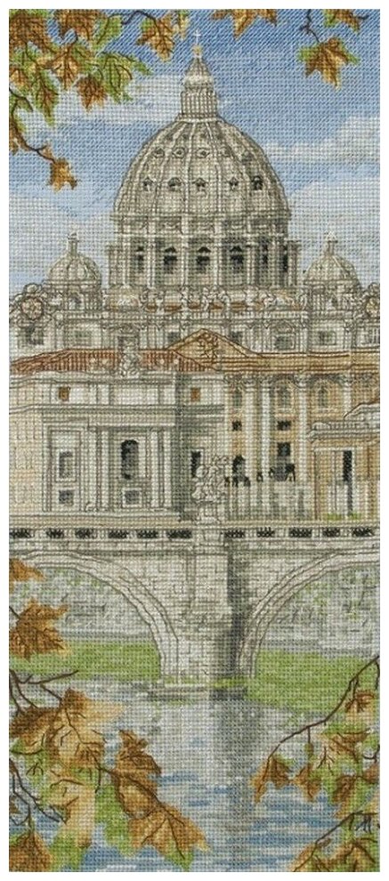 Набор для вышивания Anchor #PCE0815 Собор Св. Петра, Счетный крест, 14 x 32 см