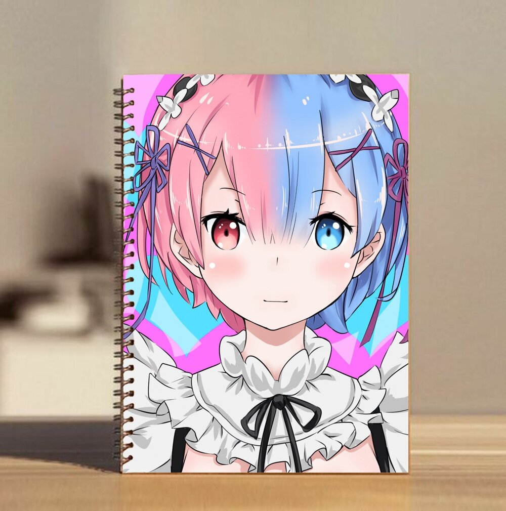 Скетчбук А5 по аниме Жизнь в альтернативном мире с нуля / Рам / Рэм / Re: Zero №10